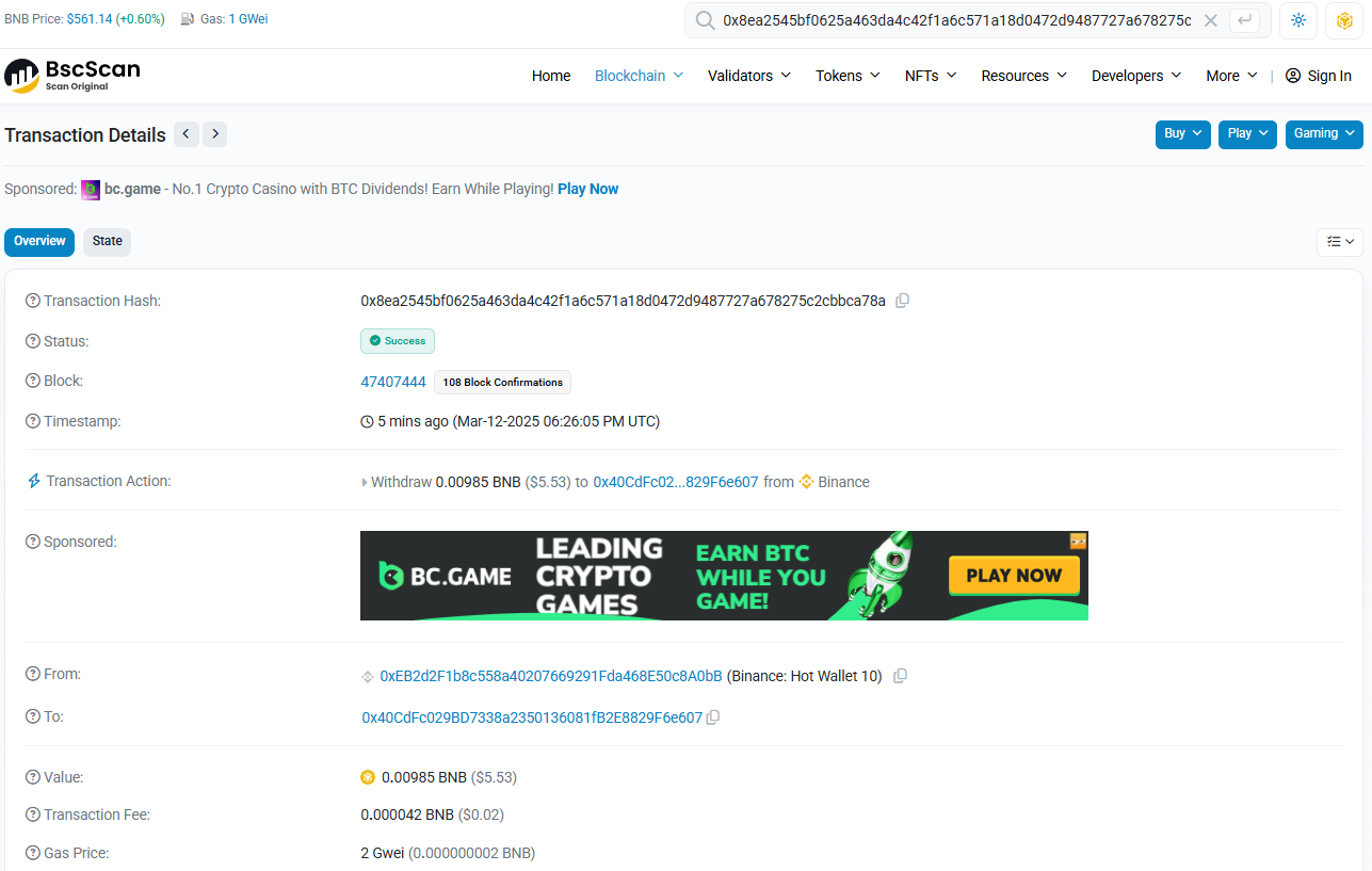 Envoyer une crypto de Binance vers son wallet : Tuto complet